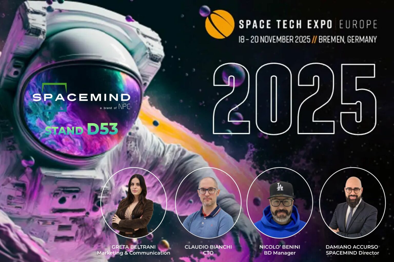 5 days to Space Tech Expo Europe🚀 – NPC SPACEMIND
